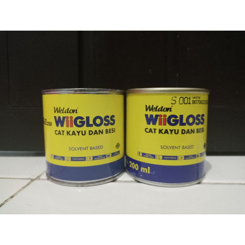 Jual WiiGLOSS weldon CAT KAYU DAN BESI | Shopee Indonesia