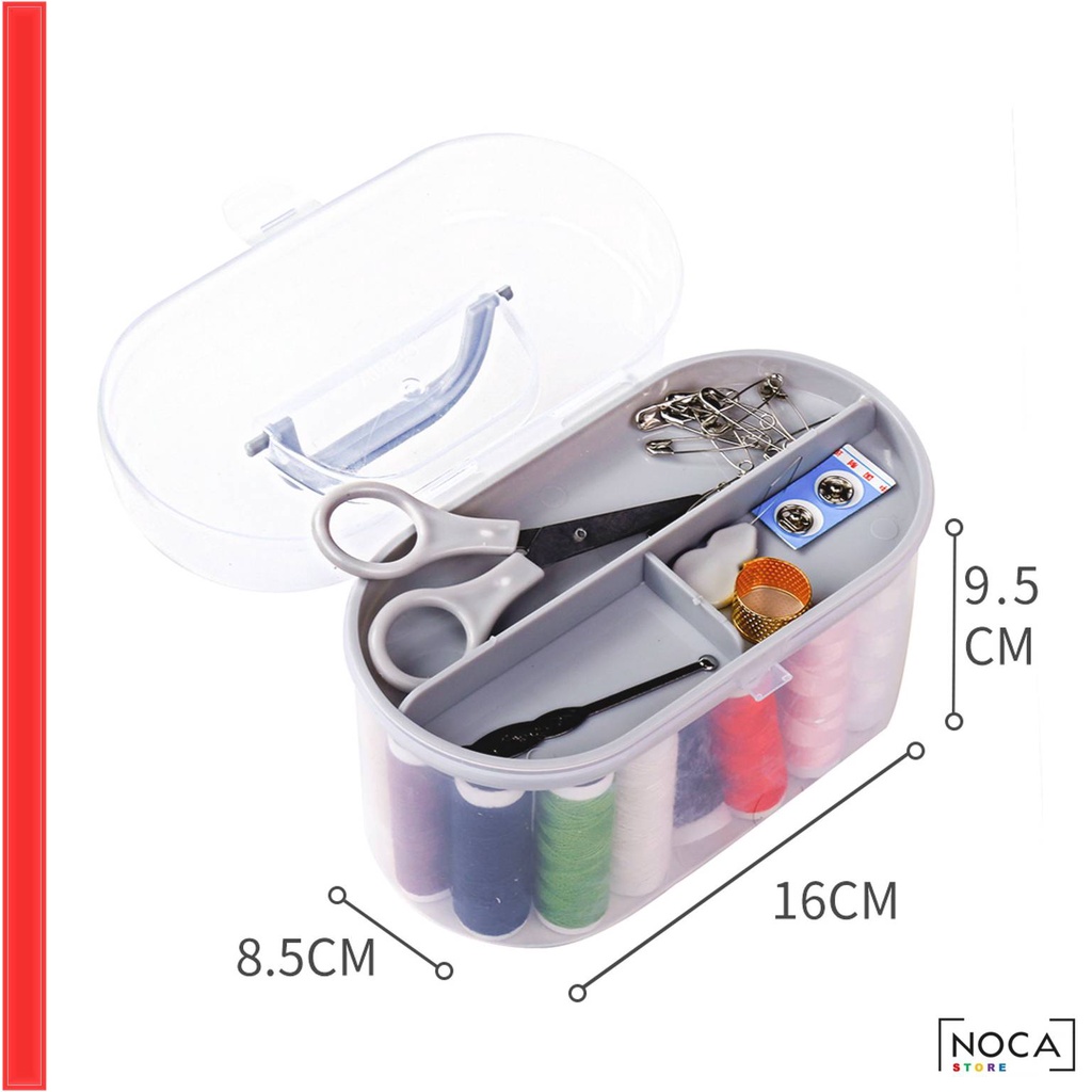Jual Set Boks Alat Jahit Peralatan Mesin Jahit - BENANG JARUM Meteran ...