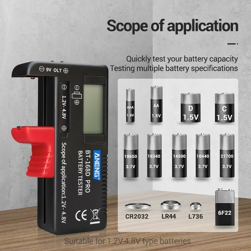 Jual Alat Test Baterai / Battery Tester Digital / checker Digital BT ...