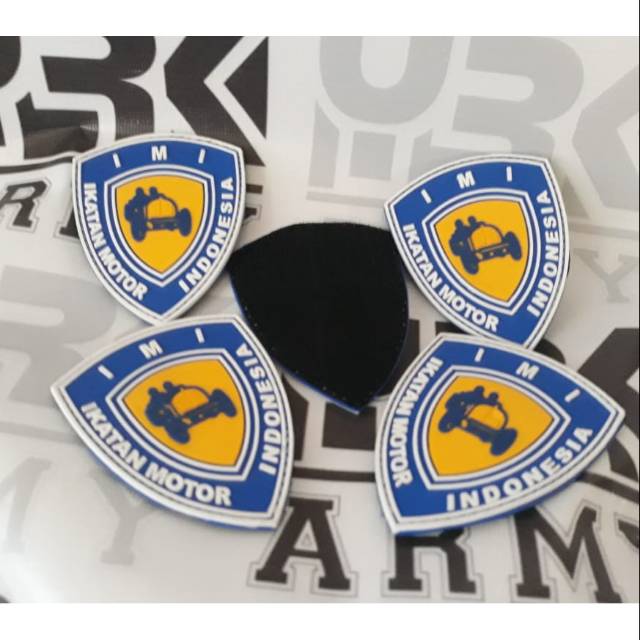 Jual Emblem karet imi ikatan motor indonesia | Shopee Indonesia