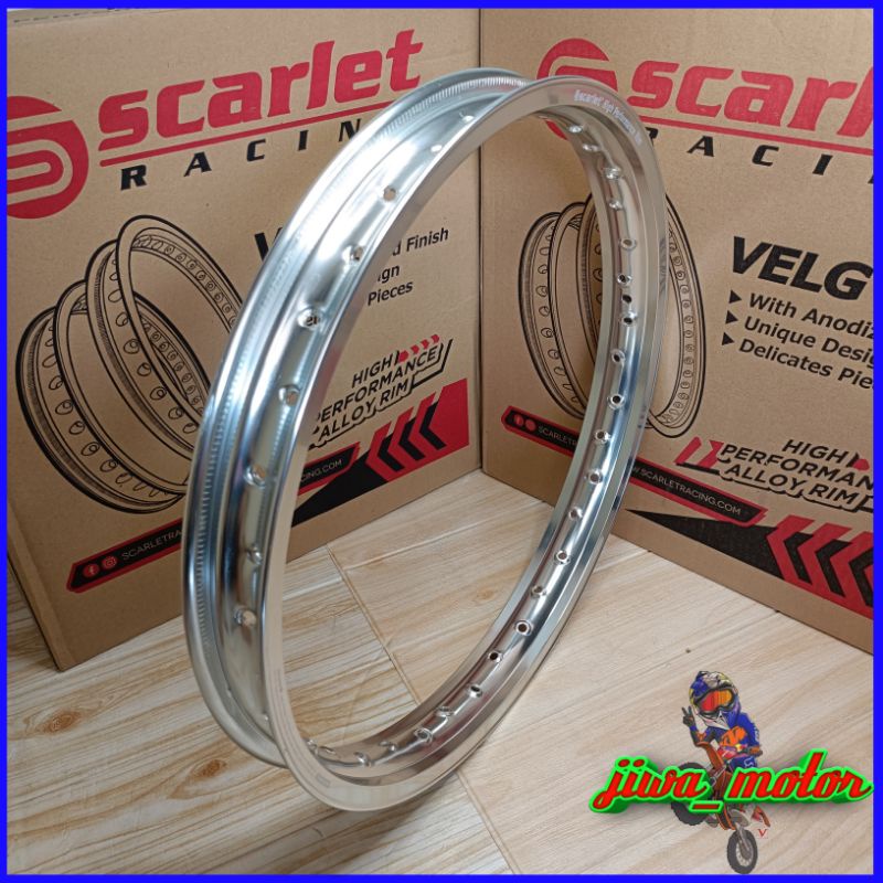 Jual velg ring 18 160 185 alumunium scarlet racing original warna ...