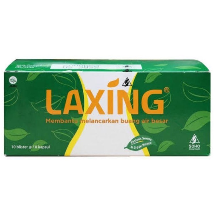 Jual laxing kapsul isi 10x10 10 x 10 capsule 100's / box | Shopee Indonesia