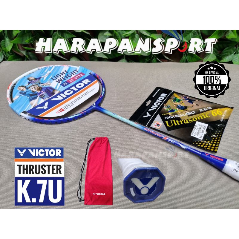 Jual RAKET BADMINTON VICTOR THRUSTER K 7U K7U ORIGINAL 100% | Shopee ...