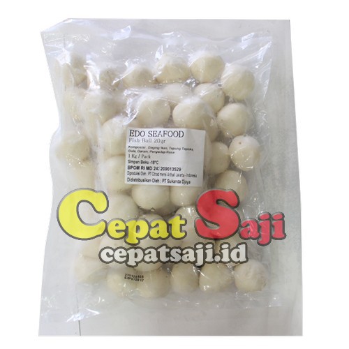 Jual Edo Seafood Fish Ball / Bakso Ikan 1 kg | Shopee Indonesia