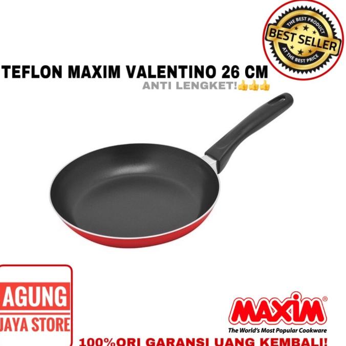 Jual Produk Terbaik] TEFLON MAXIM VALENTINO 26 CM | Shopee Indonesia