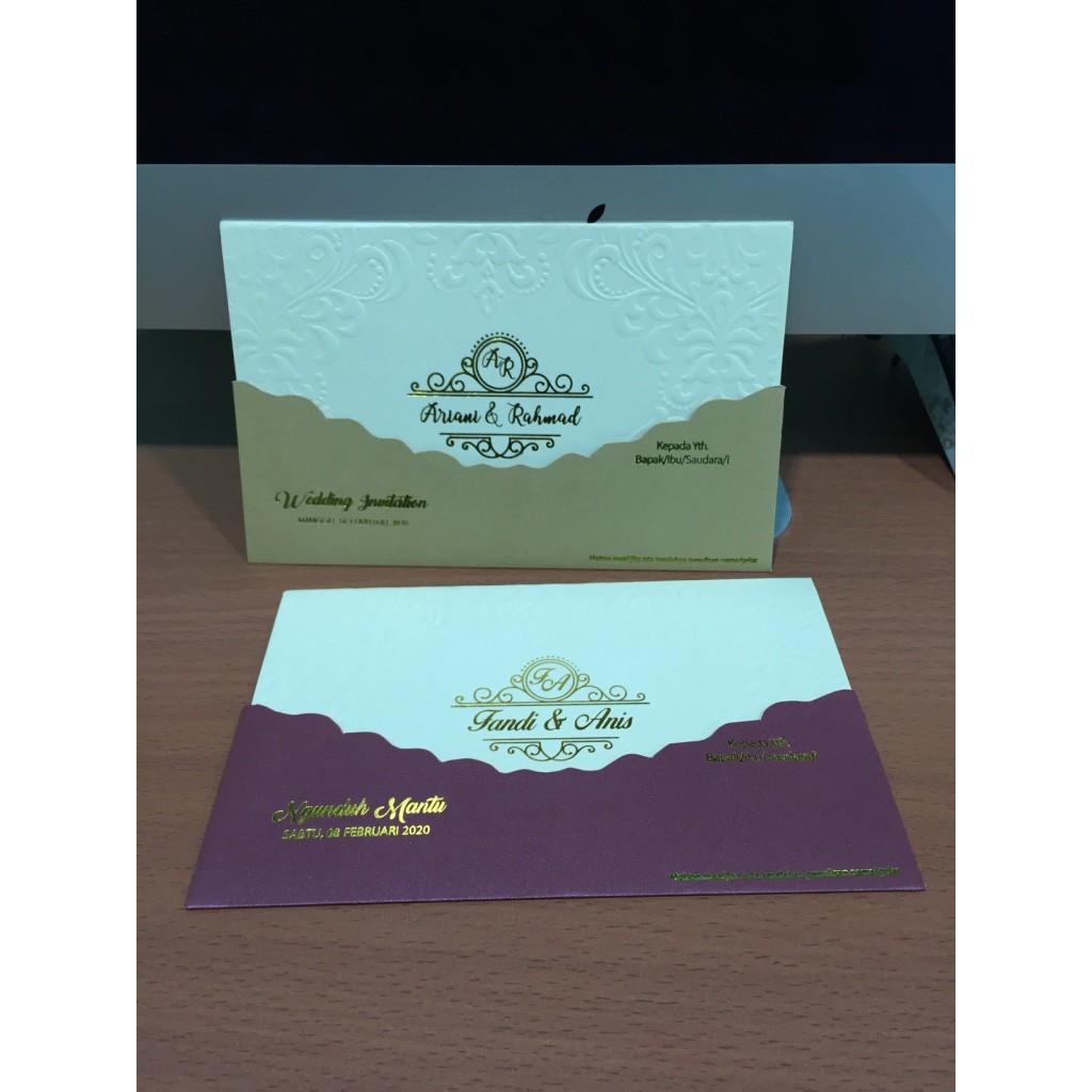 Jual Undangan Pernikahan Softcover | Shopee Indonesia
