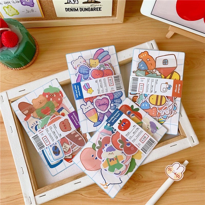 Jual sticker food theme character | Shopee Indonesia