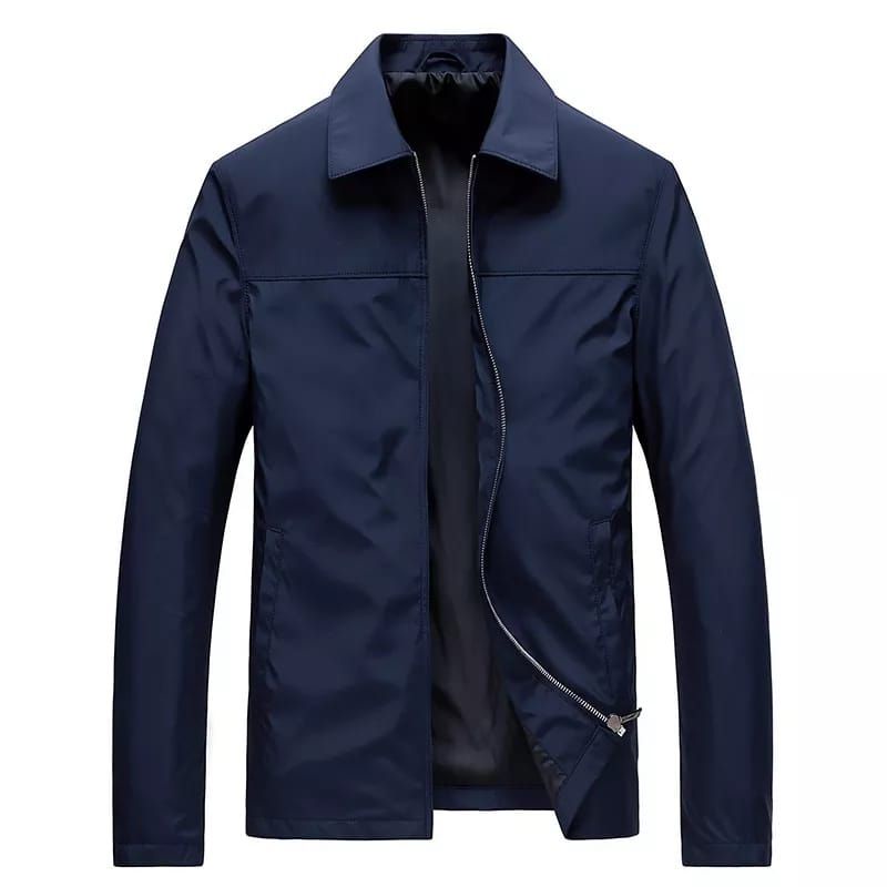 Jual fashion pria jaket formal kantoran terbaru polyester zn import ...