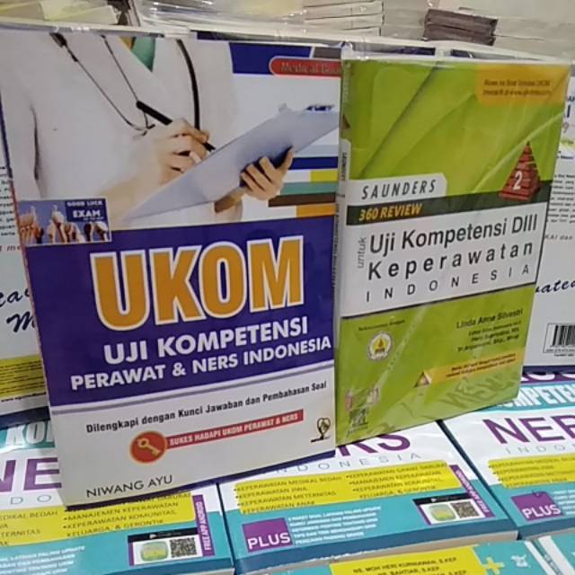 Jual Paket 2 buku UKOM PERAWAT & UKNI D3, uji kompetensi keperawatan ...