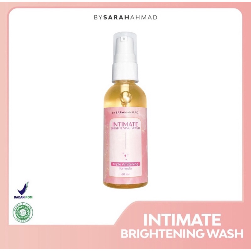 Jual Intimate Brightening Wash bysarahahmad | Shopee Indonesia