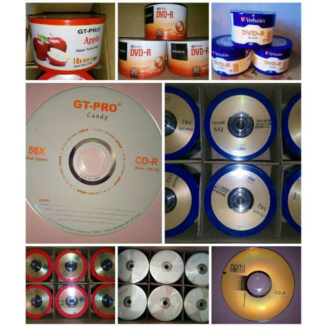 Jual [ PAKET HEMAT ] 1 Kg = 70 Disc CD CDR DVD DVDR Maxell, GT-Pro ...