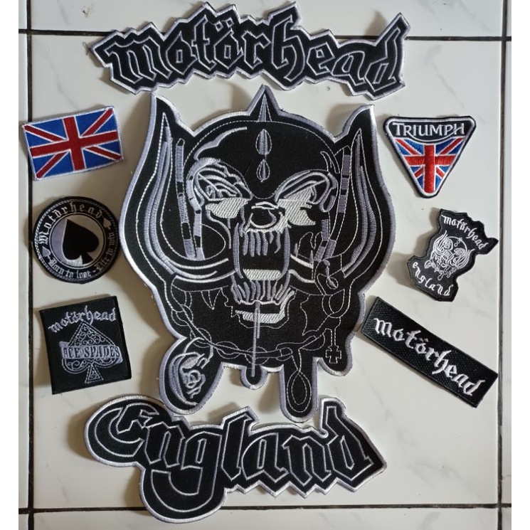 Jual Set backpatch dan patch motorhead aksesoris jaket | Shopee Indonesia