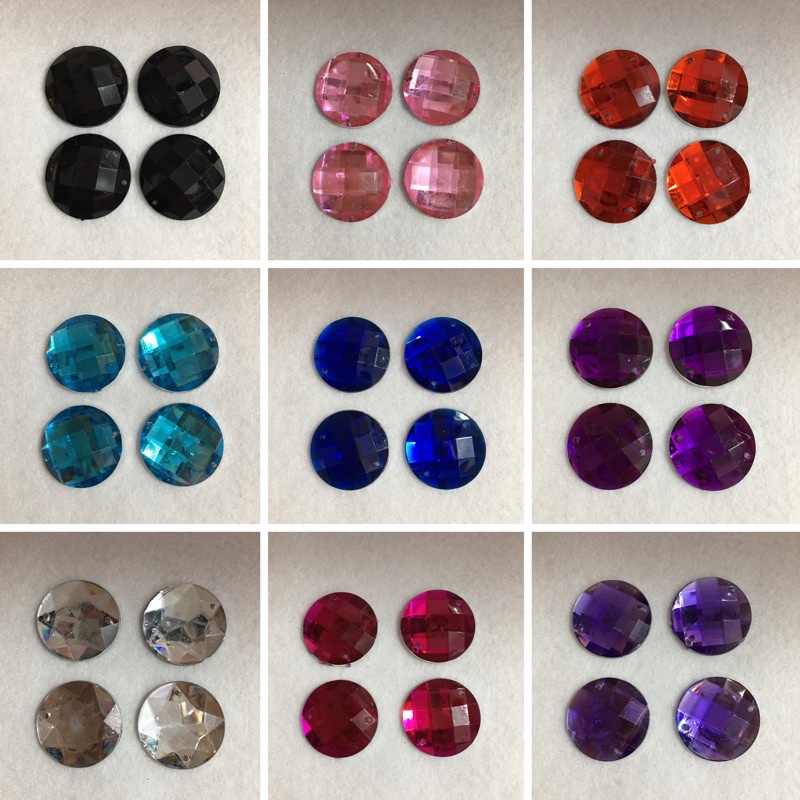 Jual Manik Resin Permata Bulat 25mm (4pcs) | Shopee Indonesia