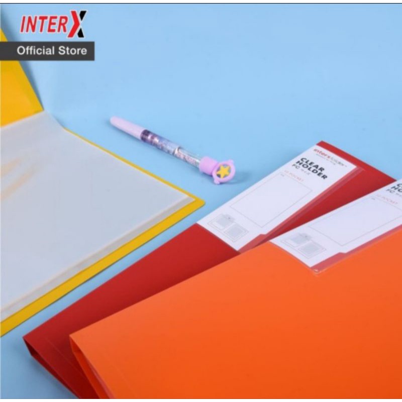 Jual Clear holder 40 pocket folio FC folder one / dokumen keeper ...