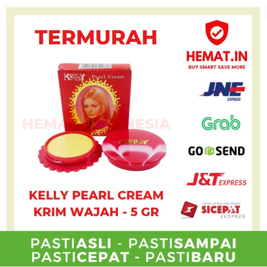 Jual KELLY PEARL CREAM 5G 5 GR KRIM WAJAH MUTIARA KELY KELI KECIL 5 ...