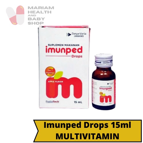 Jual Imunped Drop 15 Ml | Suplemen Kekebalan Tubuh Dan Antioksidan Anak ...