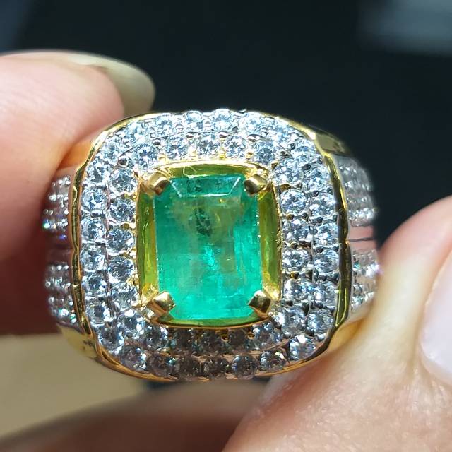 Jual Natural zamrud colombia /Ethiopia /Zambia EST HQ | Shopee Indonesia