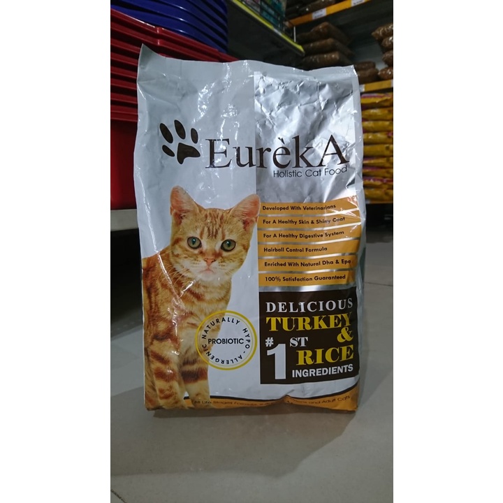 Jual MAKANAN KERING KUCING EUREKA TURKEY 1,5KG | Shopee Indonesia