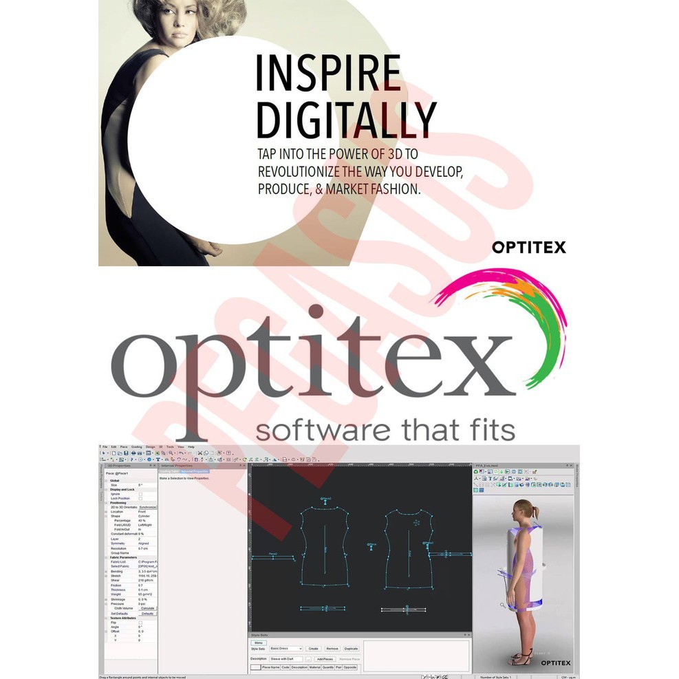 Jual Optitex 21 Software Design Pola Garment Baju Pakaian | Shopee ...