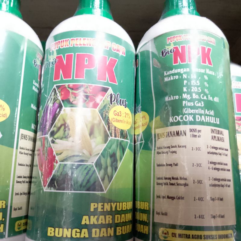 Jual IMP Bio NPK plus 1 ltr .# Pupuk pelengkap Cair # Pupuk penyubur Akar daun bunga dan buah ...