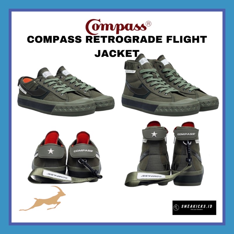 Jual [ORIGINAL] SEPATU COMPASS RETROGRADE FLIGHT JACKET LIMITED EDITION ...