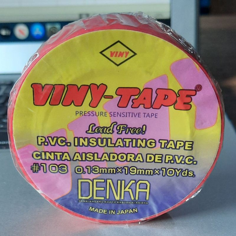 Jual ISOLASI LISTRIK DENKA MERAH / LAKBAN LISTRIK / TAPE | Shopee Indonesia