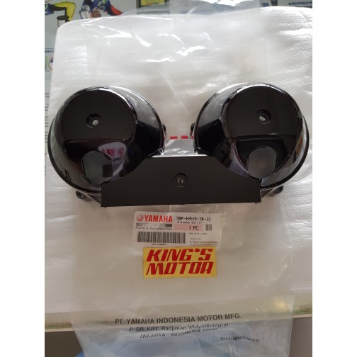 Jual cover batok spido speedo kilometer scorpio warna hitam asli yamaha ...