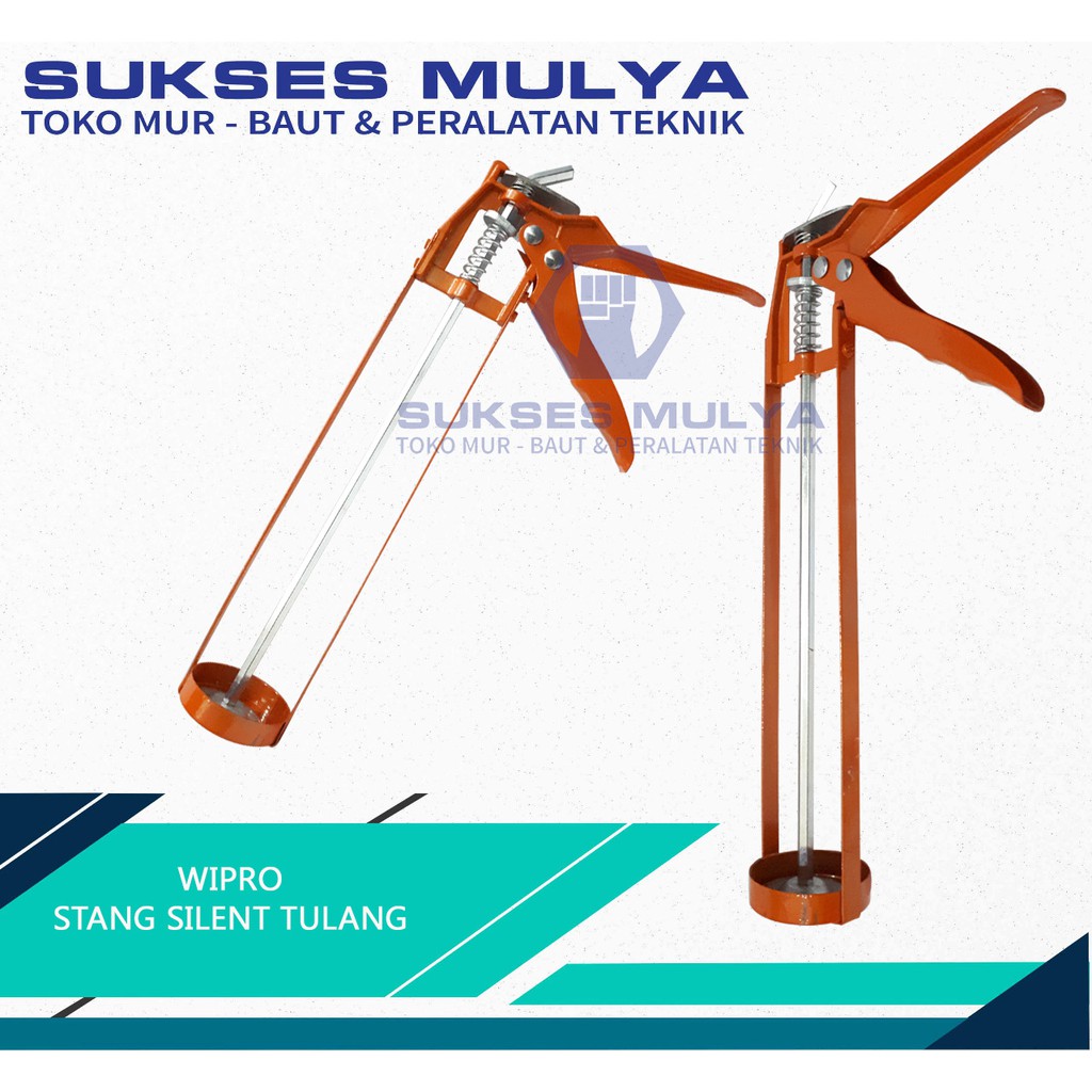 Jual WIPRO wp99068 Stang Silent Tulang Tembakan Lem Kaca Silicon ...