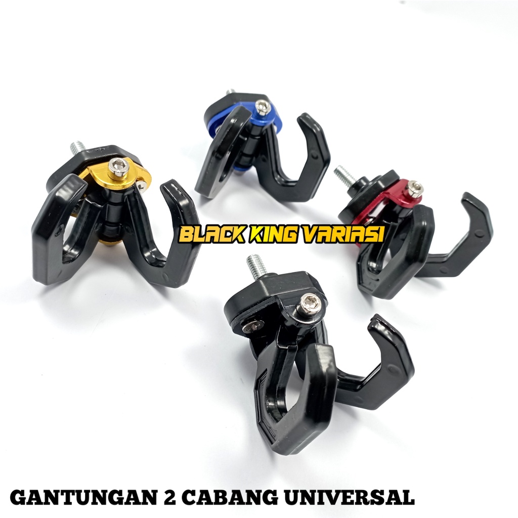 Jual Gantungan Barang Motor Matic Cabang Full Besi Gantungan 2 Cabang ...