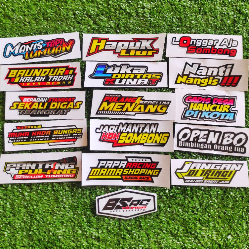 Jual sticker kata kata banjar lucu / sticker viral banjarmasin | Shopee ...