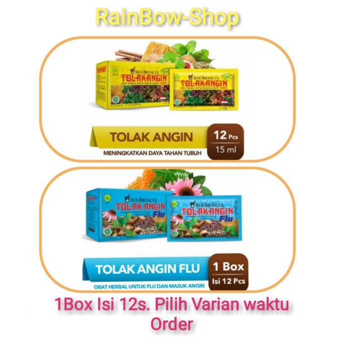 Jual Tolak Angin Cair Herbal 1box Isi 12 Sachet. Pilih Varian yg diinginkan | Shopee Indonesia
