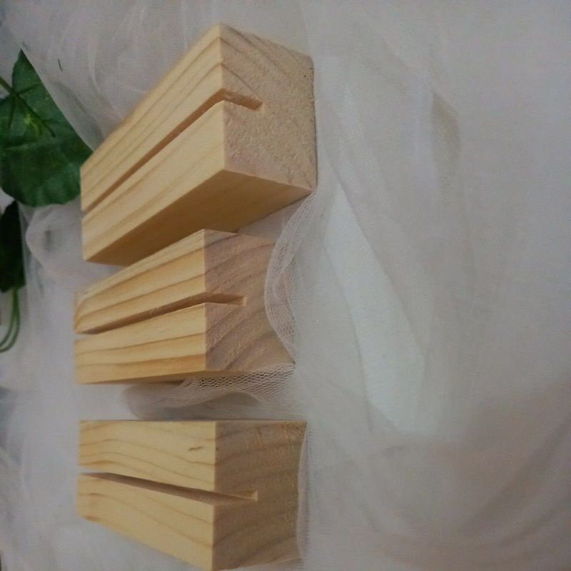 Jual grosir Stand akrilik kayu/tag holder/ Dudukan akrilik Stand Kayu ...