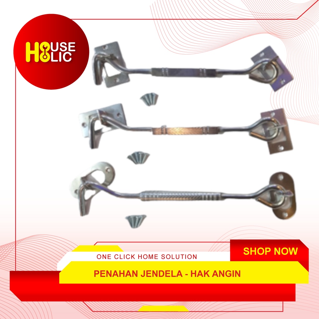 Jual Cantolan Jendela Penahan Jendela / Hak Angin Kait Jendela Window ...