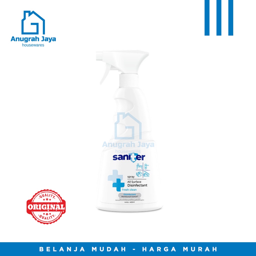 Jual Saniter All Surface Bottle Spray 450 ml | Shopee Indonesia