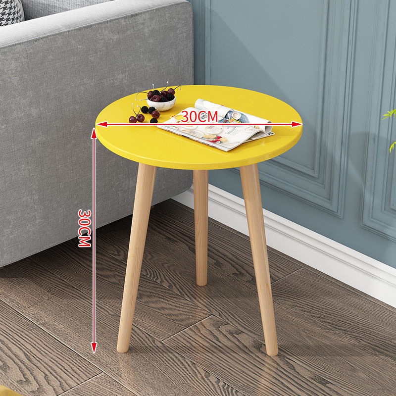 Jual Meja Kopi Bulat Kecil Meja Mini Rumah Sederhana Balkon Mini Sofa ...