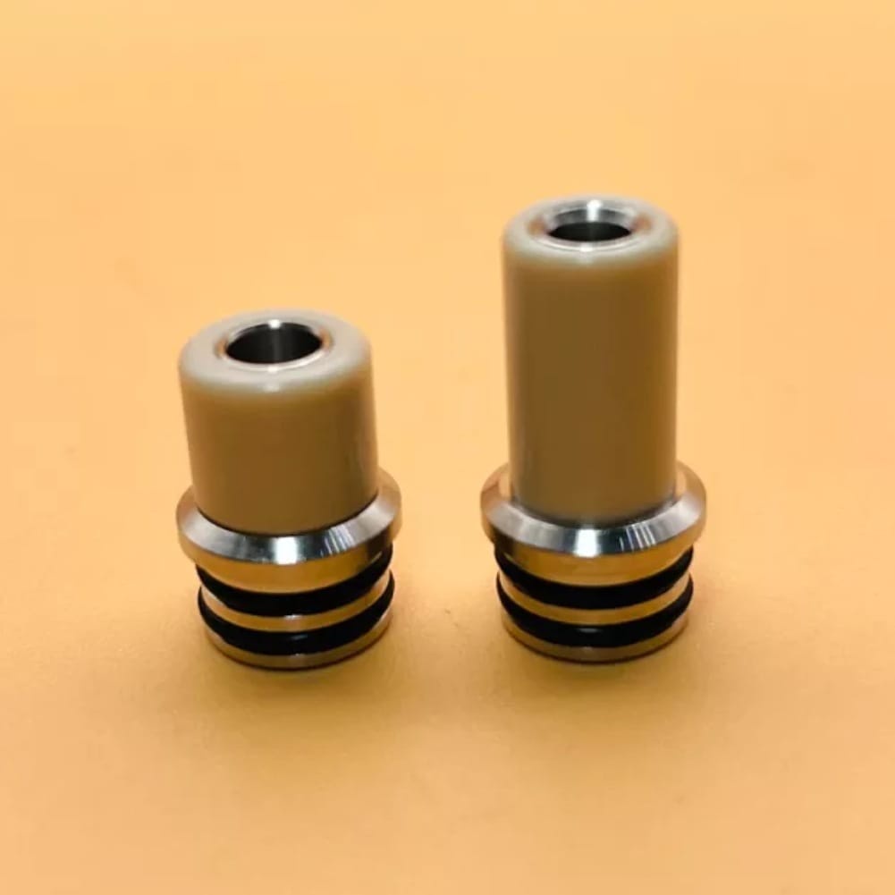 Jual Driptip 510 Gluee Style Drip Tip Hitam Putih Peek Set Ready ...