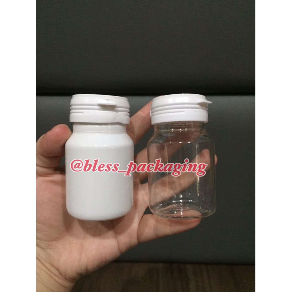 Jual BOTOL OBAT/ KAPSUL/ SUPLEMEN/ VITAMIN/ PIL (ISI 30-40 KAPSUL ...