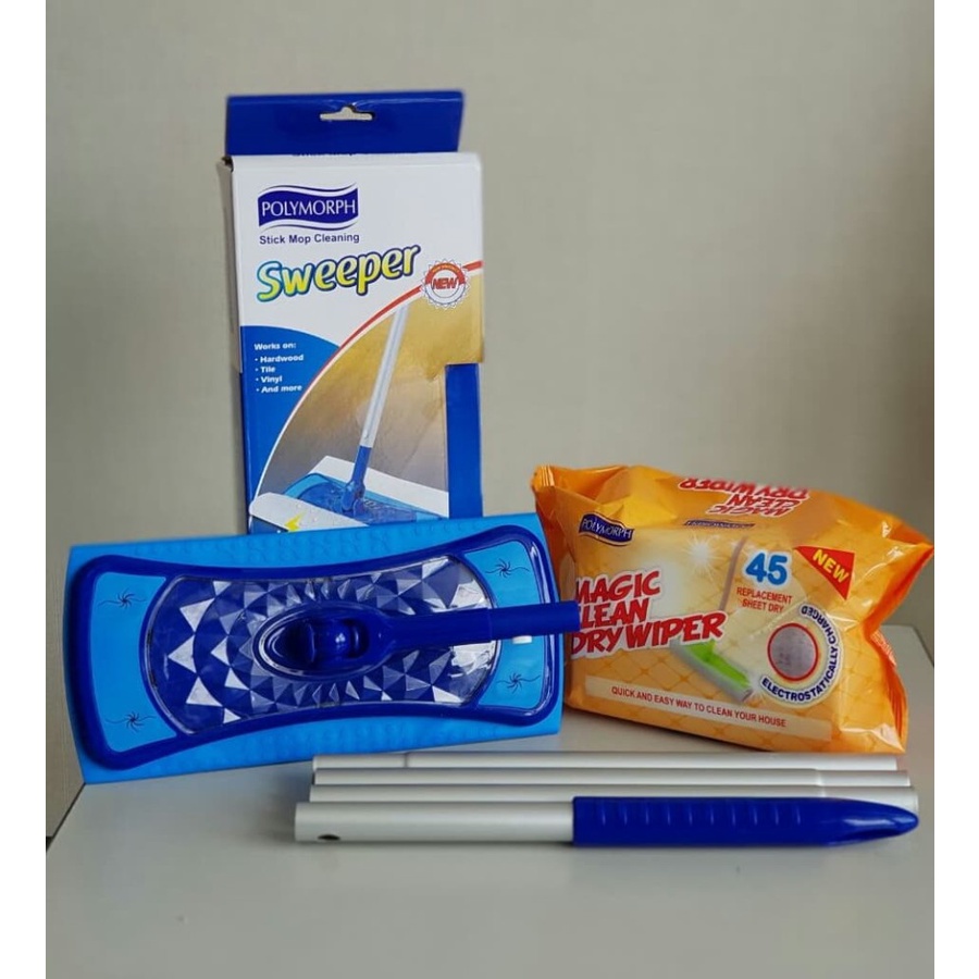Jual ALAT PEL SWEEPER STICK MOP CLEANING / WET ALAT PEMBERSIH LANTAI ...