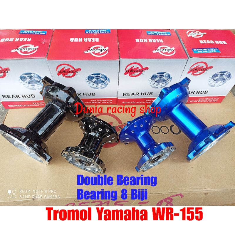 Jual Tromol Yamaha WR 155 WR155 Wilwood Double bearing Bering 8 depan ...