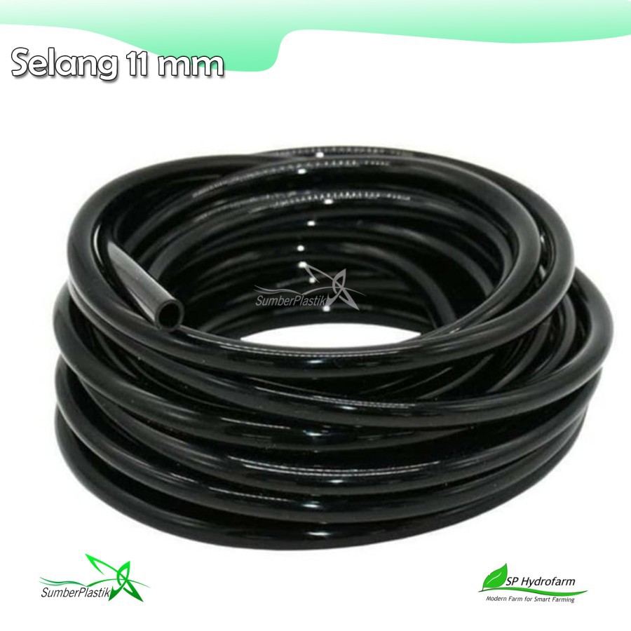Jual Selang PE 11mm Fertigasi Hidroponik - 1m | Shopee Indonesia