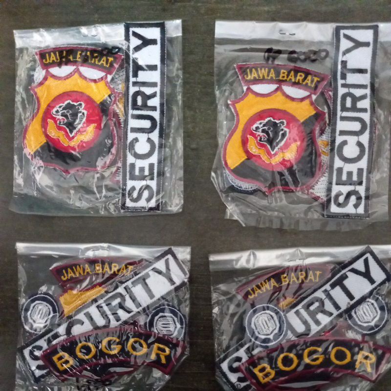 Jual Atribut Badged Logo Security & Satpam(Polres) | Shopee Indonesia