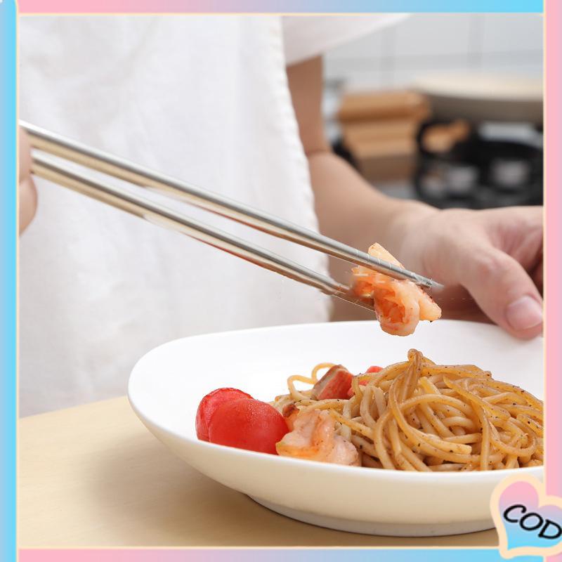 Jual COD ️ Sumpit stainless steel non-slip sumpit bulat rumah tangga ...