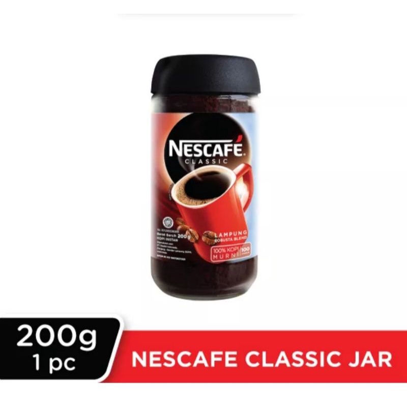 Jual NESCAFE Classic Jar 200g | Shopee Indonesia