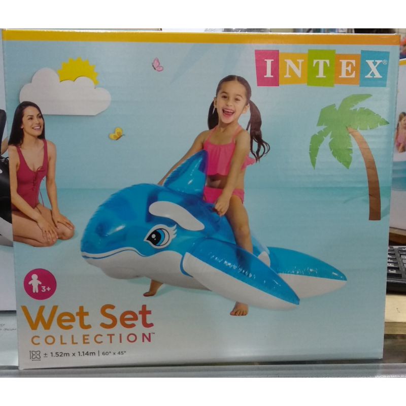 Jual Intex Ride On Lil Whale Ride on 58523 | Shopee Indonesia