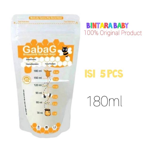 Jual Original Gabag Kantong Asi Gabag 180ml isi 5 Plastik Asi Gabag ...