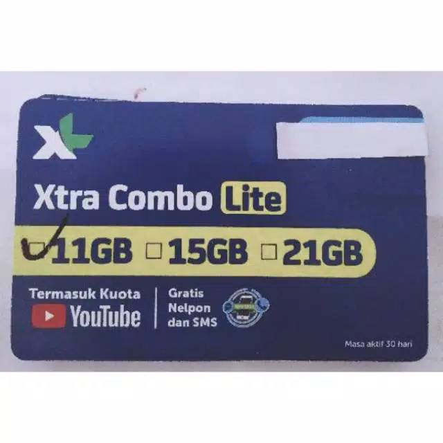 Jual Voucher XL 15GB LTE Hybrid (Kirim Via Chat) | Shopee Indonesia