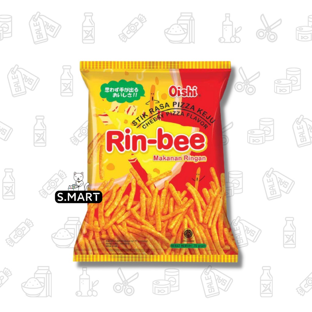 Jual OISHI SNACK STICK RIN BEE PIZZA KEJU 65 GR | Shopee Indonesia