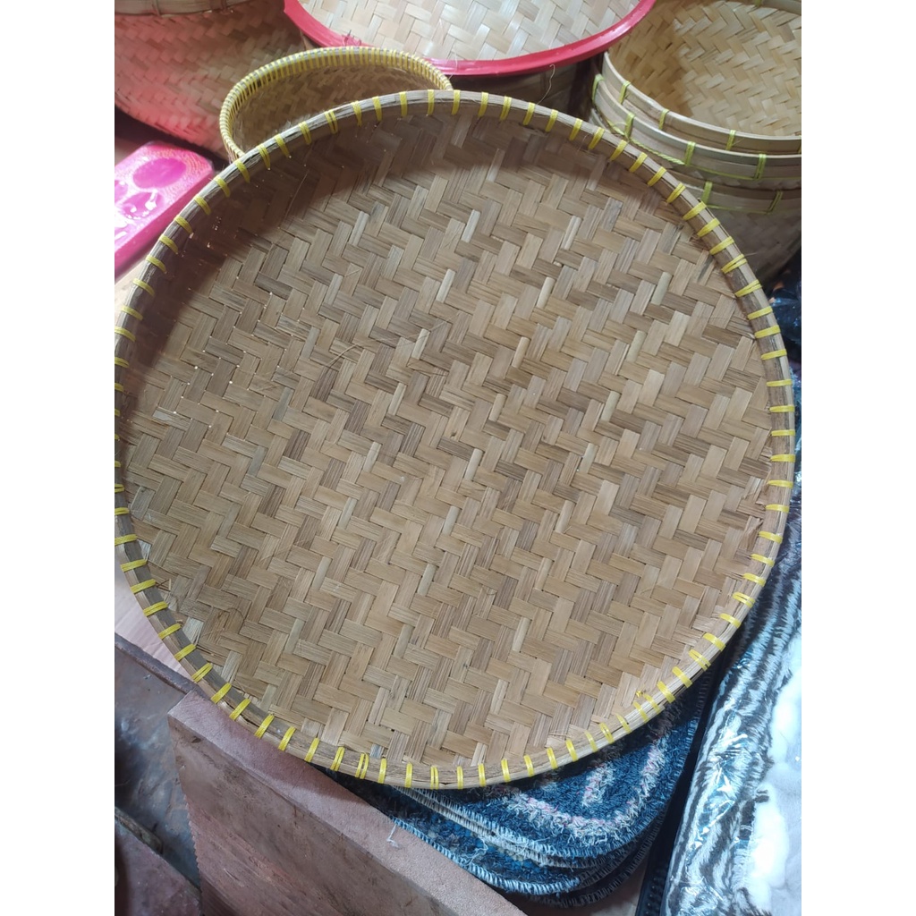 Jual tampah tumpeng nyiru bulat tatakan masakan wadah sajian Tampah ...