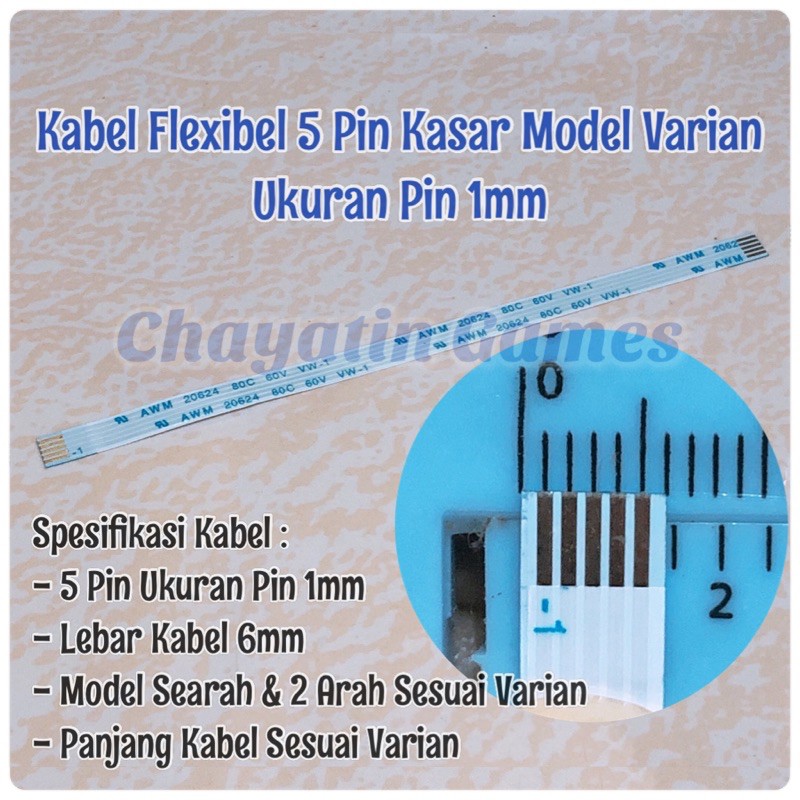 Jual Kabel Flexibel 5 Pin Kasar Model & Panjang Sesuai Varian Ukuran ...