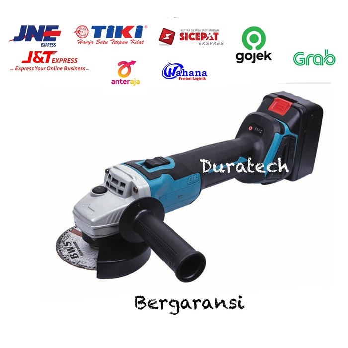 Jual Mesin Gerinda Baterai Cordless / Angle Grinder Portable 4inch Benz ...